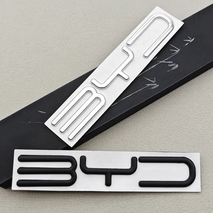 3D Metal Car Sticker Logo BYD Rear Trunk Badge Emblem Decals For BYD ...
