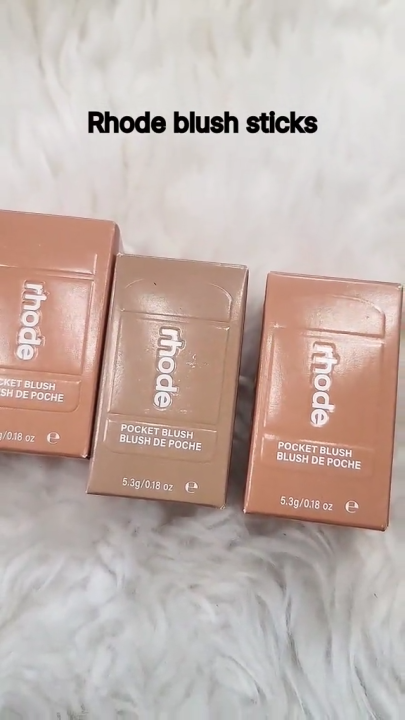 Rhode skin cheek Tint and blush stick hailey piggy/ pocket tint and ...