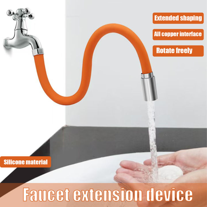 Kitchen Faucet Extension Extender Universal 360° Rotating Silicone ...