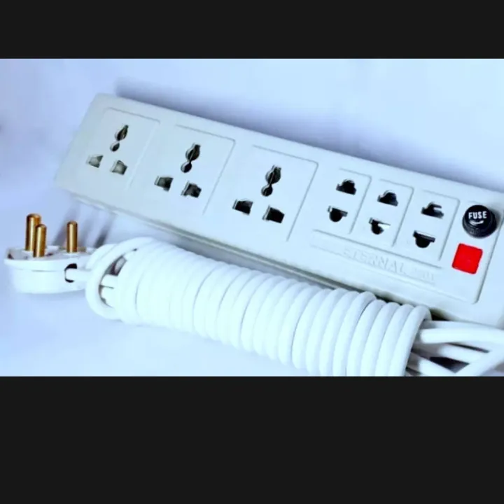 5 Meter Extention Cord or Vayar Cord 6 in 1 High Quality | Daraz.lk