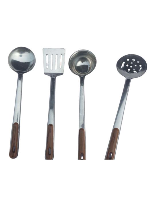 ‎4 pcs kitchen set high quailty curry spoon rice spoon.tea &egg spoon ...