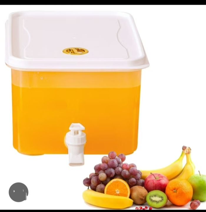 Drink Dispenser for Fridge With Spigot，1 Gallon Iced Juice Lemonade ...