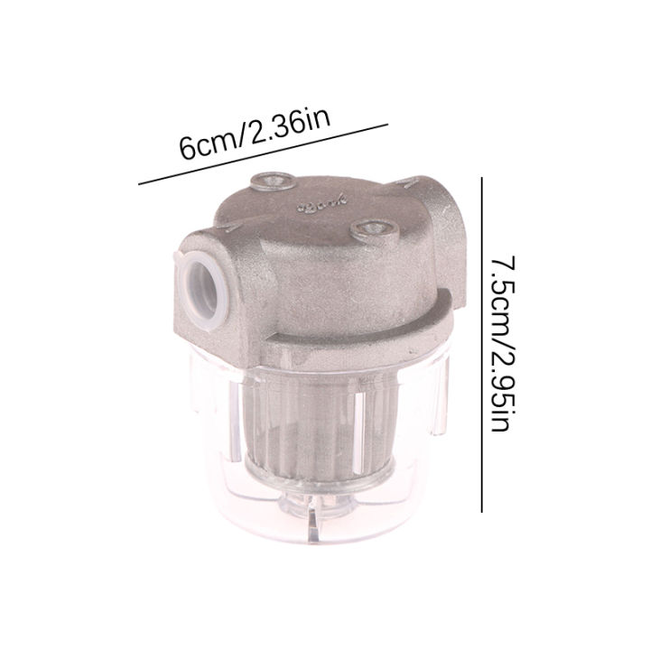 1/4" 3/8" Oil Burner Fuel Filter with Transparent P.C. Cup for Small ...
