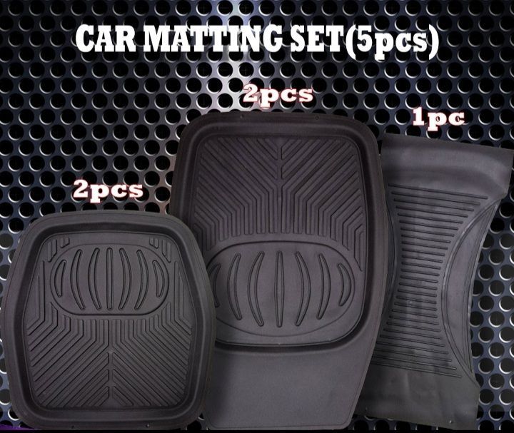 5PCS Universal PVC Car Floor Mat Suitable All Cars Premium Quality ...