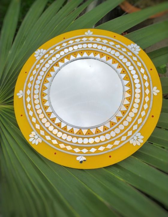 12 inch lippan Art || Mirror art ||Wall Hanging|| | Daraz.com.bd