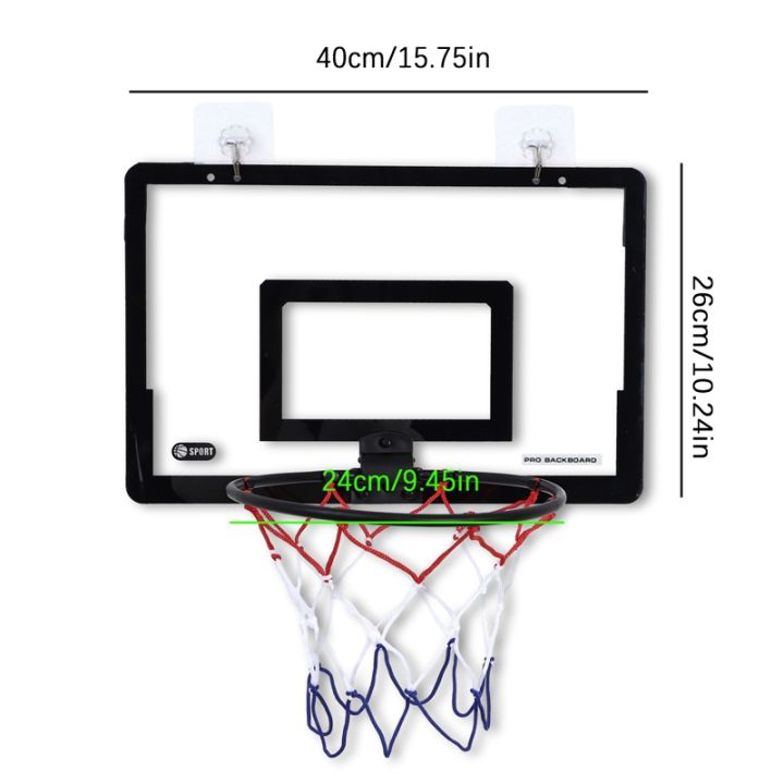 Mini Basketball Hoop for Kids Adults Indoor Small Basketball Hoop for Door Wall Mounted and Room ...