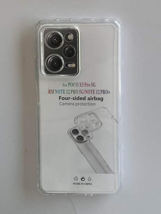Poco X5 Pro 5G/ Redmi Note 12 Pro Plus Airbag Shockproof Transparent ...