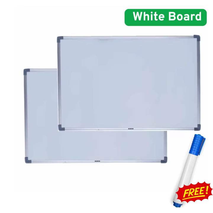 White Boards 1x1 / 8x4 With Free Marker | Daraz.lk