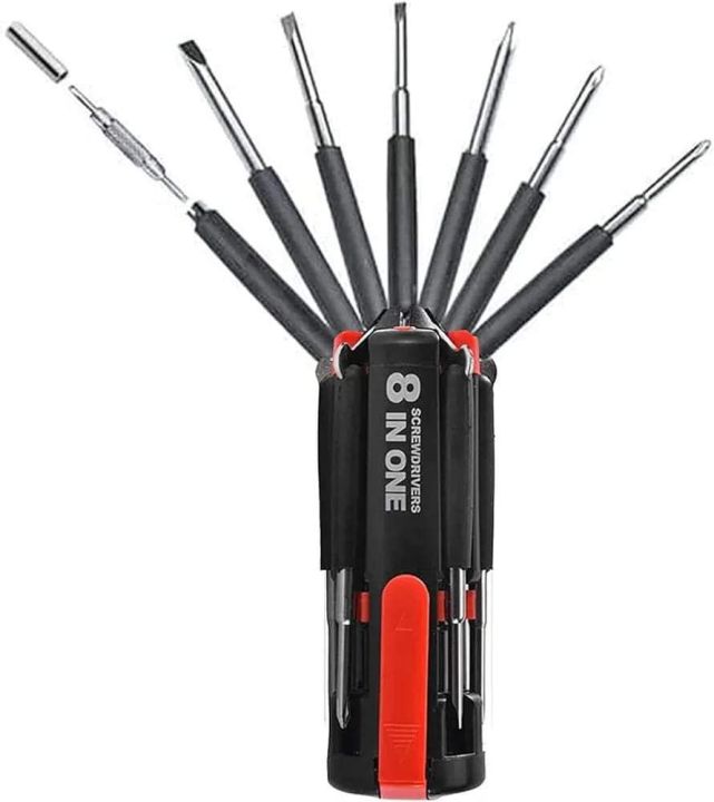 Multi-Screw Drivers - Torch - 8 in 1 Multi-functional #amazon #imported ...