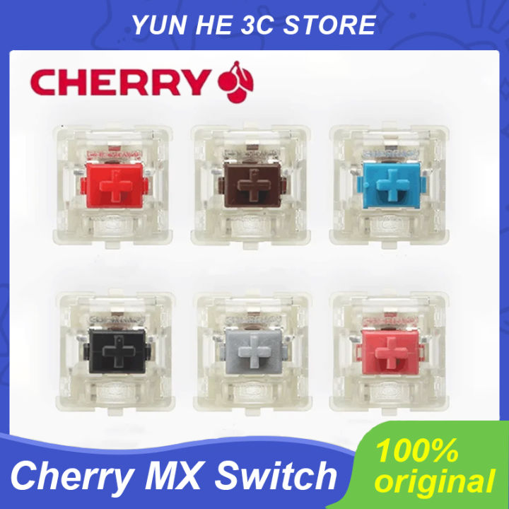 Original Cherry MX Mechanical Keyboard Switches Silver Red Black Blue ...