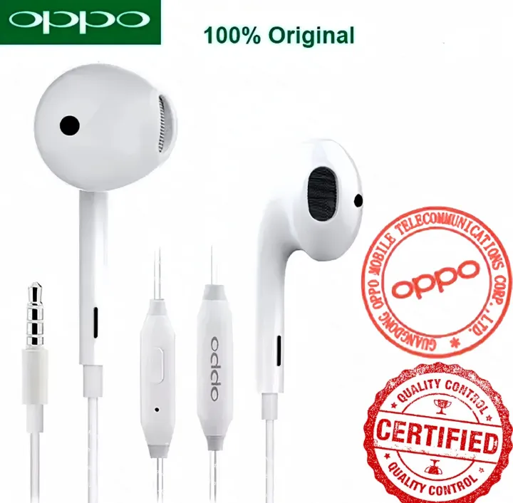 Original Oppo Hand free Earphones With 3.5mm Best Gaming Hand Free ...