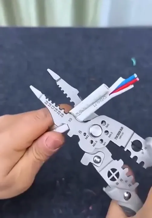 🔧 Multifunctional Wire Stripper, Crimper & Cable Cutter Pliers ...