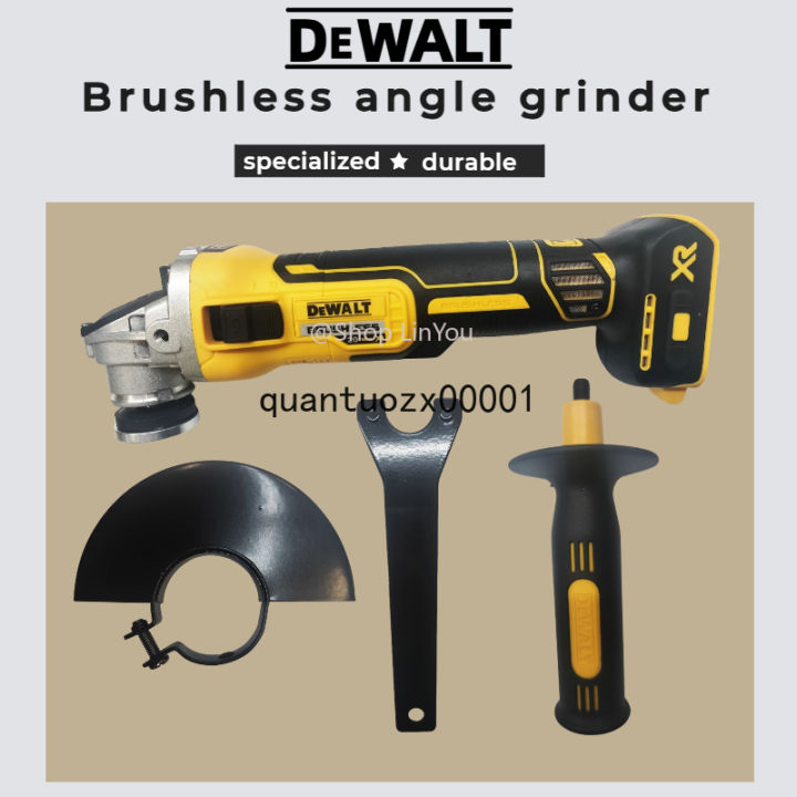 DEWALT DCG406 Brushless Angle Grinder 125mm Flat Head 18V Lithium ...