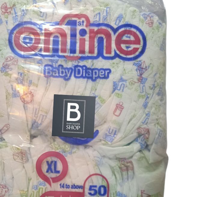 ONLINE BABY DIAPER XL SIZE 50 PIECE PACKET | Daraz.pk