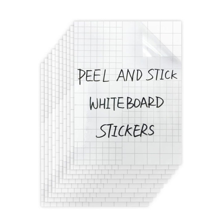 A4 Transparent Glossy Writing Film Whiteboard Stickers Wipeable ...