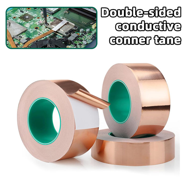 20M DIY Copper Foil Tape with Double-Sided Conductive Adhesive EMI ...