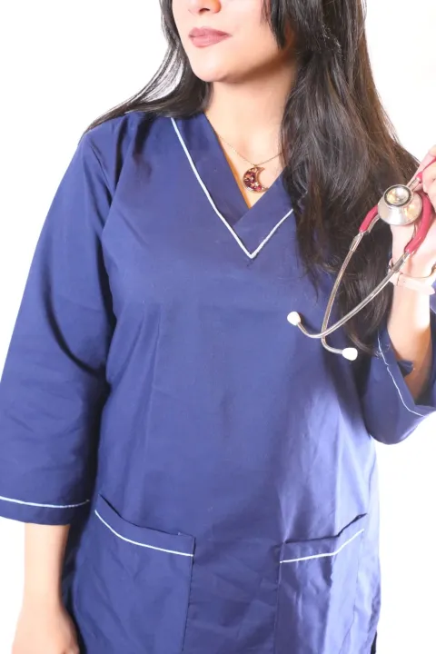Doctors OT Dress-Scrub V Shape Best Quality Scrub Suit For women ...