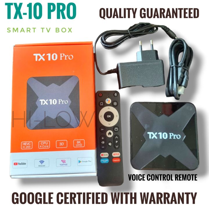 TX10 PRO 8K Android Smart TV Box Dual Band Wifi And Bluetooth 5.0 ...