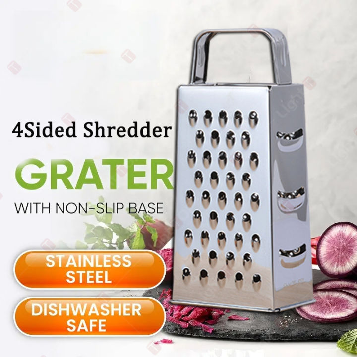 Multifunctional Vegetables Shredder 4 sided Stainless Steel Box Grater ...