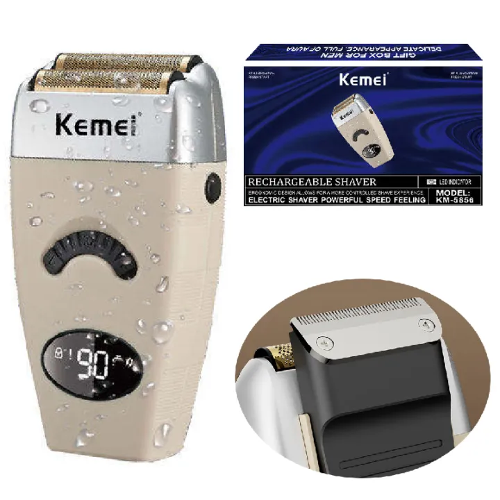 Original Kemei Pro Hair Electric Shaver For Men Facia & Beard Electric ...