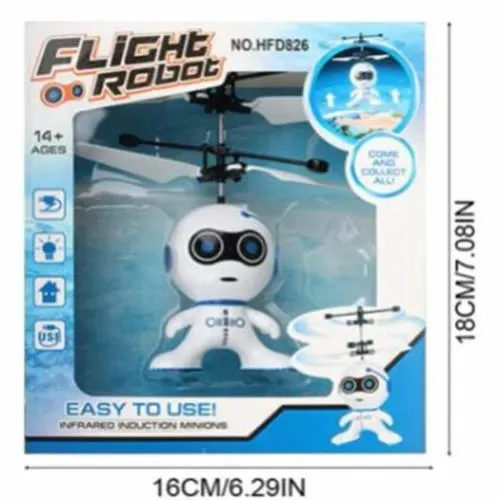 Intelligent Hand Sensing Fly Robot Kids Toys Electronic Aircraft ...