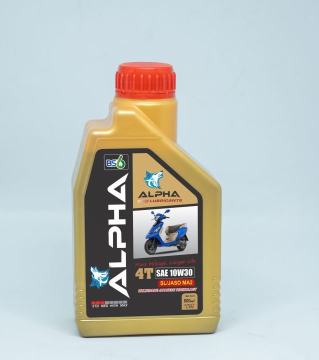 Alpha 4T SAE 10W30 Lubricants Mobil 800ml | Scooter Engine Oil | Daraz ...