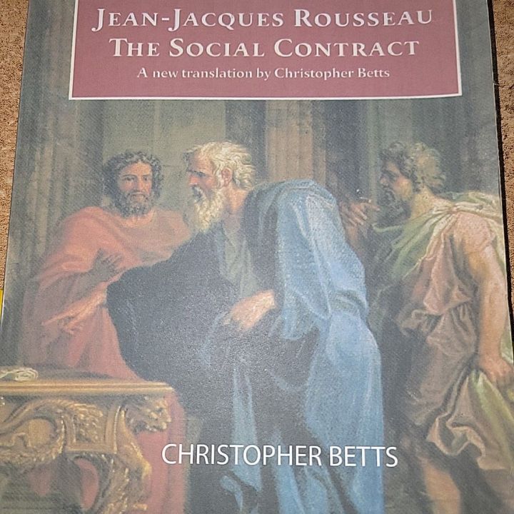 Jean-Jacques Rousseau; The Socia Contract By Christopher Betts | Daraz ...