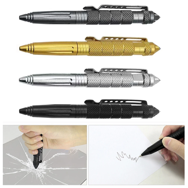 Multi Functional Tactical Pen Outdoor Self-defense B2 Tungsten Steel ...