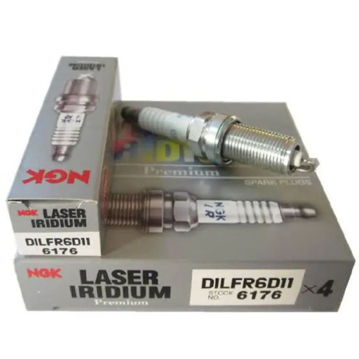 2/2 NGK LASER IRIDIUM SPARK PLUG DILFR6D11 for Toyota vitz, fielder ...