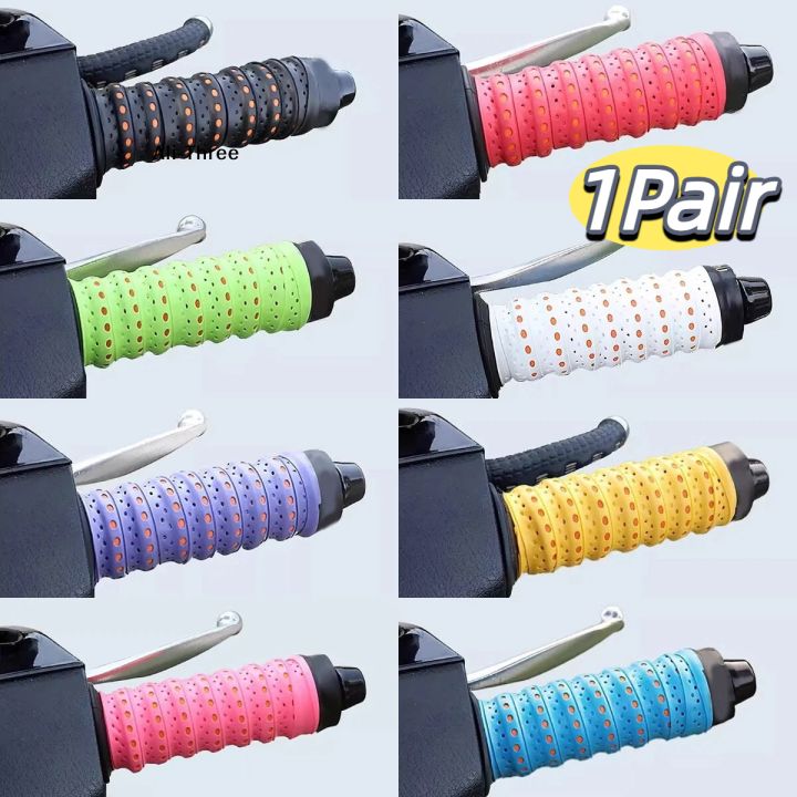 1Pair Motorcycle Handlebar Tape Road Bike Bar Tape Breathable Anti ...