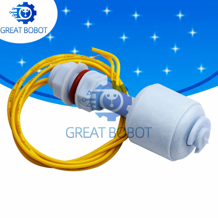 BS 1pcs 52mm PP Liquid Water Level Sensor Horizontal Float Switch Down ...