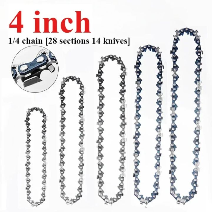 4Inch Mini Steel Chain Saw Chains Electric Chainsaws Accessory Chains ...