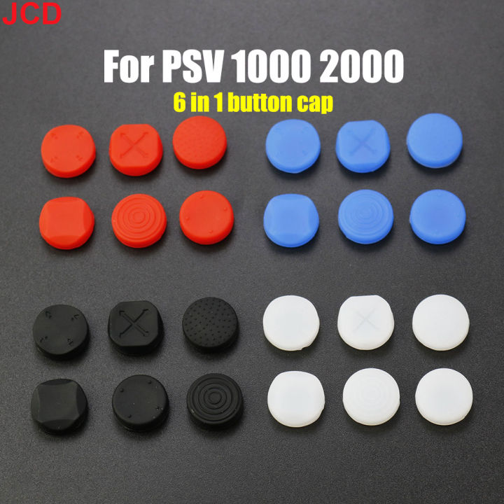 JCD 6 In 1 Silicone Anti-slip Thumbstick Grip Cap Joystick Analog ...