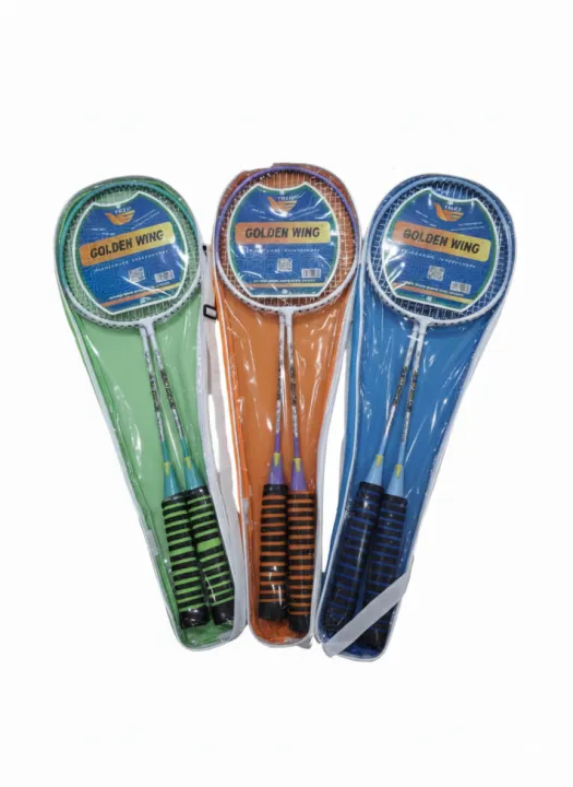 2 pcs Badminton Racket Bat (Golden Wing) | Daraz.com.bd