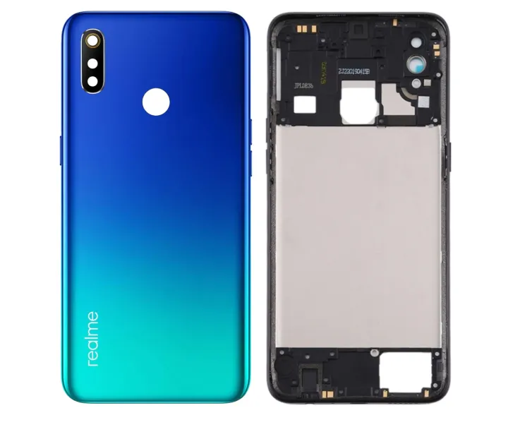 realme 3 Back Battery Rear Door Housing Case Back Panel or Back Glass ...