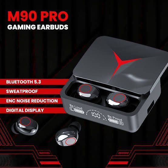 M90 pro airbuds wireless Bluetooth | Daraz.pk