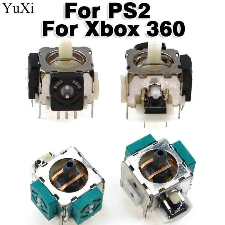 2Pcs 3D Analog Joystick Potentiometer Sensor Module For Xbox360 PS3 PS2 ...