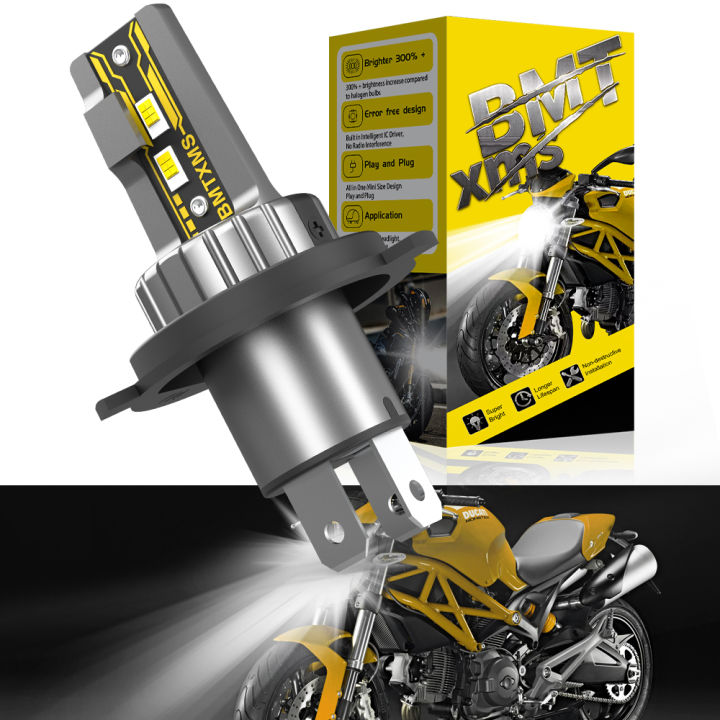 BMTxms 1Pc H4 LED Car Motorcycle High Low Beam Headlight Front Light ...