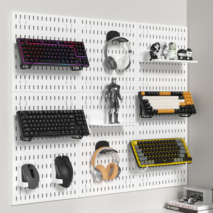 Nordic-Style Display Shelf Background Wall Storage Board: Simple ...