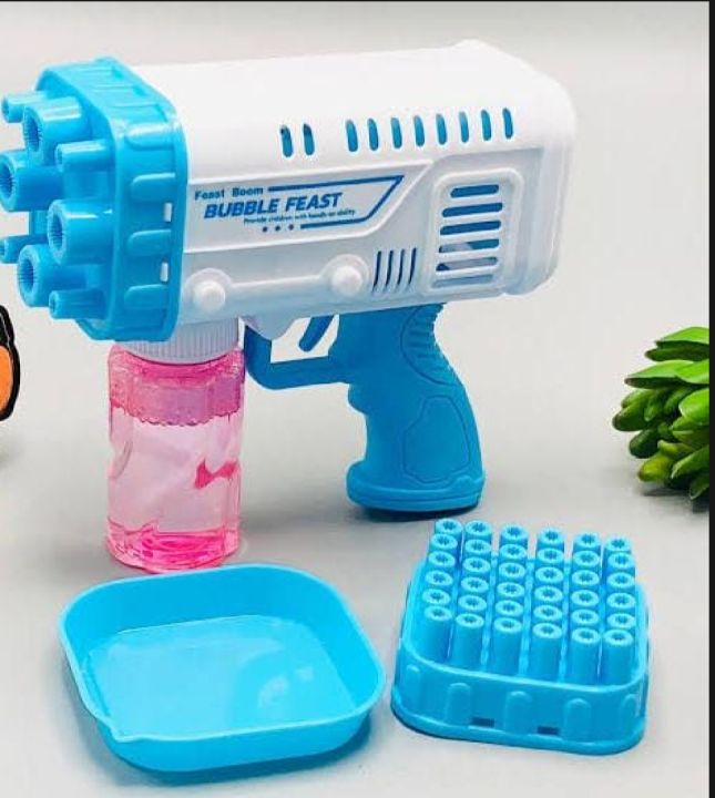 Automatic Bubble Gun for Kids | Bubble Machine with 36 & 8 Hole ...