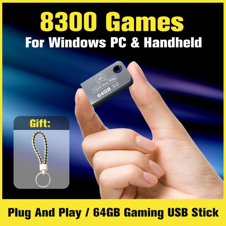 Gaming USB Stick For PC/Handheld Game Console Retrobat 64GB USB Flash ...