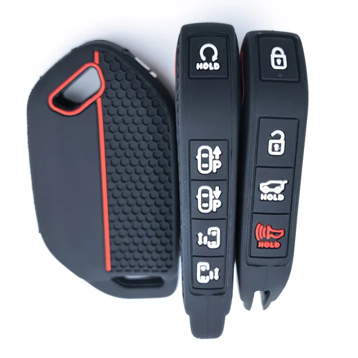 Silicone 9 Buttons Remote Car Key Shell Fob Case Box for Kia Ev9 EV5 K3 ...