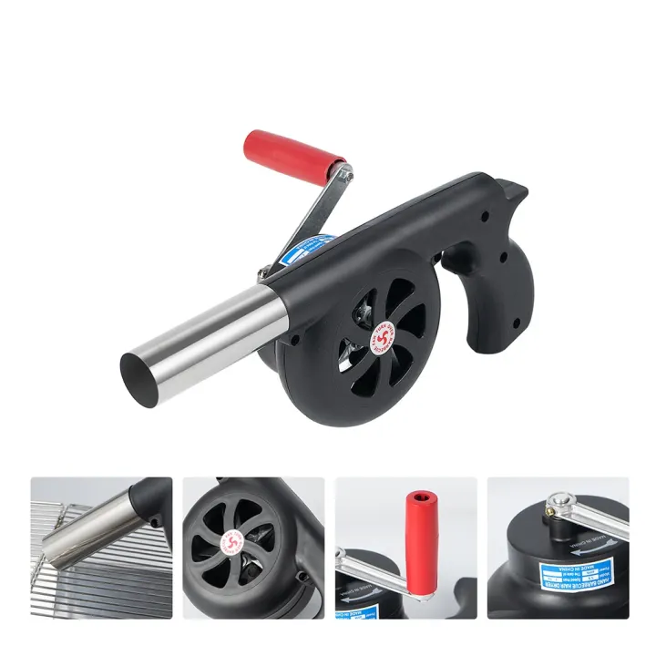 BBQ Fan Small Blast Engine with Air Collecting Adjustable Speed Cooking ...