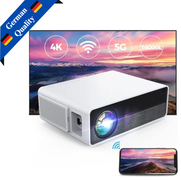 XIDU Bluetooth WiFi Projector, 7500 Lumens Portable Video Projector ...