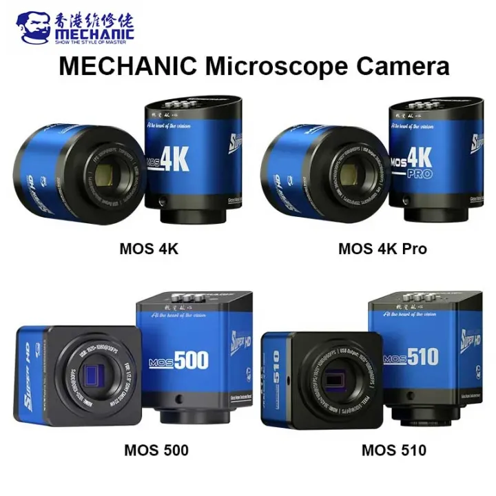 MECHANIC MOS-4K/4K Pro/510/500 55MP 51MP 4K Full HD Trinocular ...