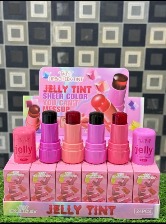 Jelly Tint 2-in-1 Lip & Cheek Tint Stick – Smooth Jelly Texture ...