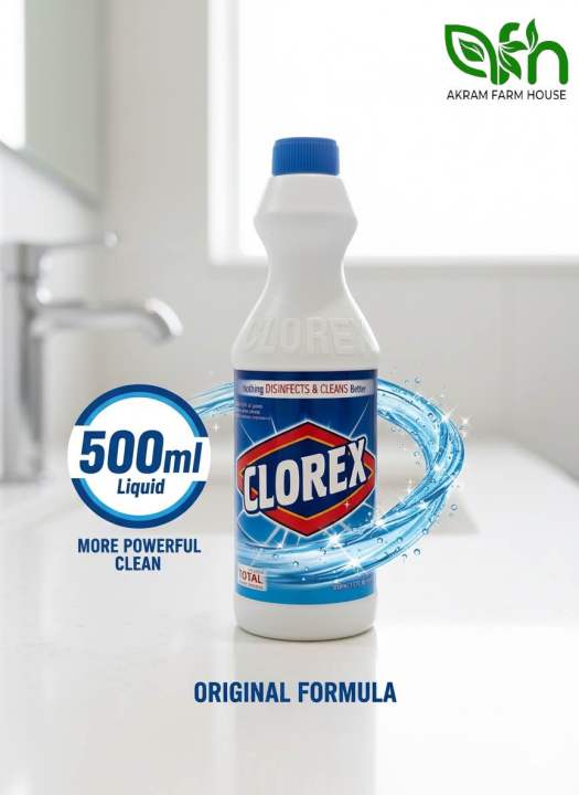 Clorex Total Original Bleach Powerful Disinfectant & Stain Remover ...
