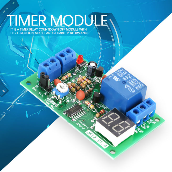 DC12V LED Display Countdown Timing Timer Delay Turn OFF Relay Switch Module | Daraz.lk