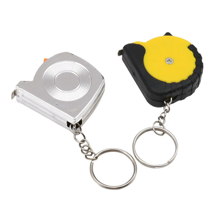 Small Soft Steel Ruler 1M Multipurpose Measure Tape With Keychain ...