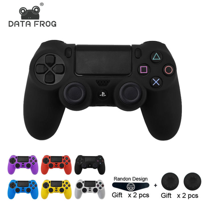 Data Frog Silicone Gel Rubber Case Cover For SONY PS4 Controller ...